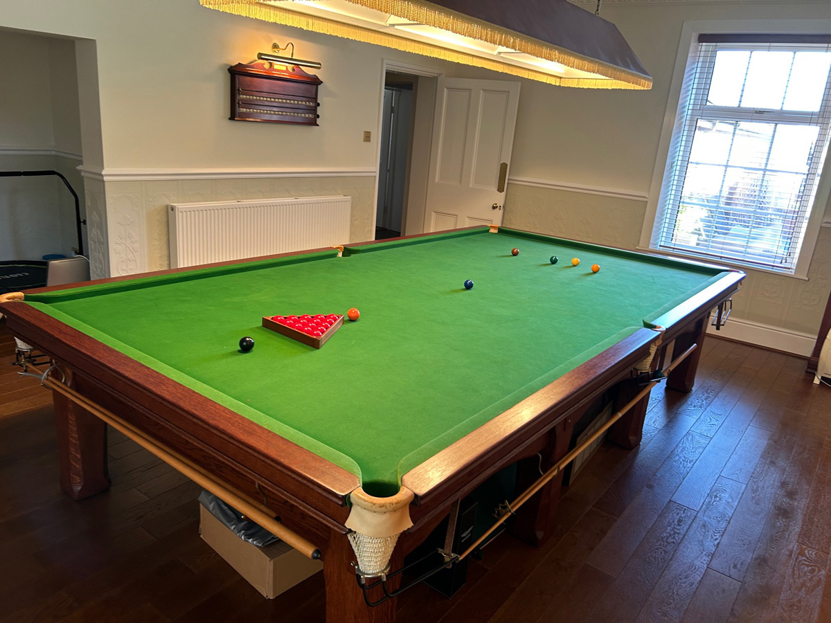 Full size Riley Oak Imperial Snooker Table - Refurbished in our ...