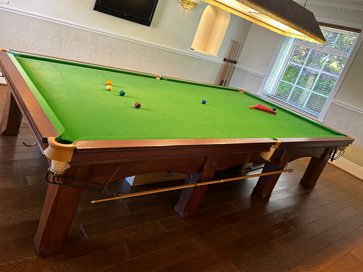 Full size Riley Oak Imperial Snooker Table - Refurbished in our ...